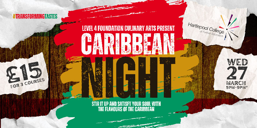 ***SOLD OUT*** Caribbean Night | Hartlepool College of Further Education
